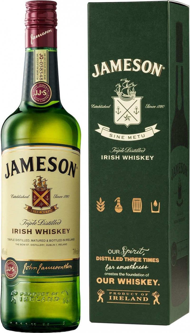 Виски Jameson, gift box, 0.7 л - купить Виски Jameson в Киеве и Украине ...