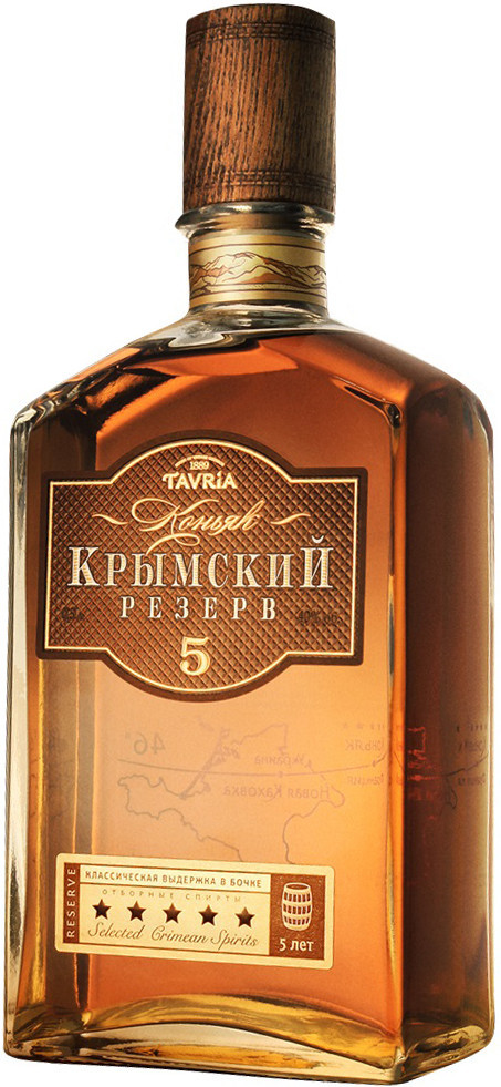 Коньяк "Крымский Резерв" 5 звезд, 0.5 л - купить Коньяк Крымский Резерв ...