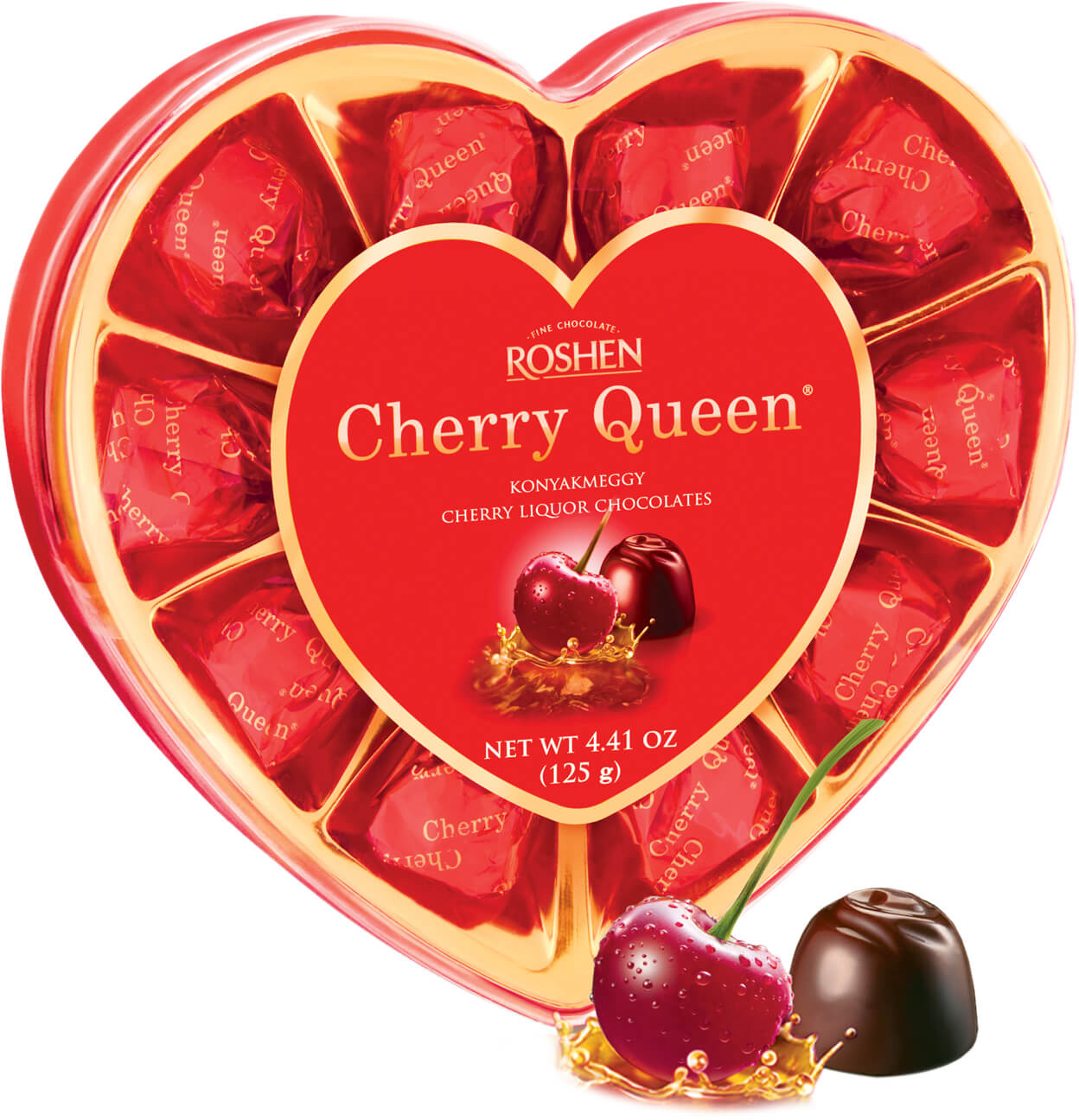 Конфеты Roshen Cherry Queen 125 г - купить Конфеты в коробке Roshen в ...
